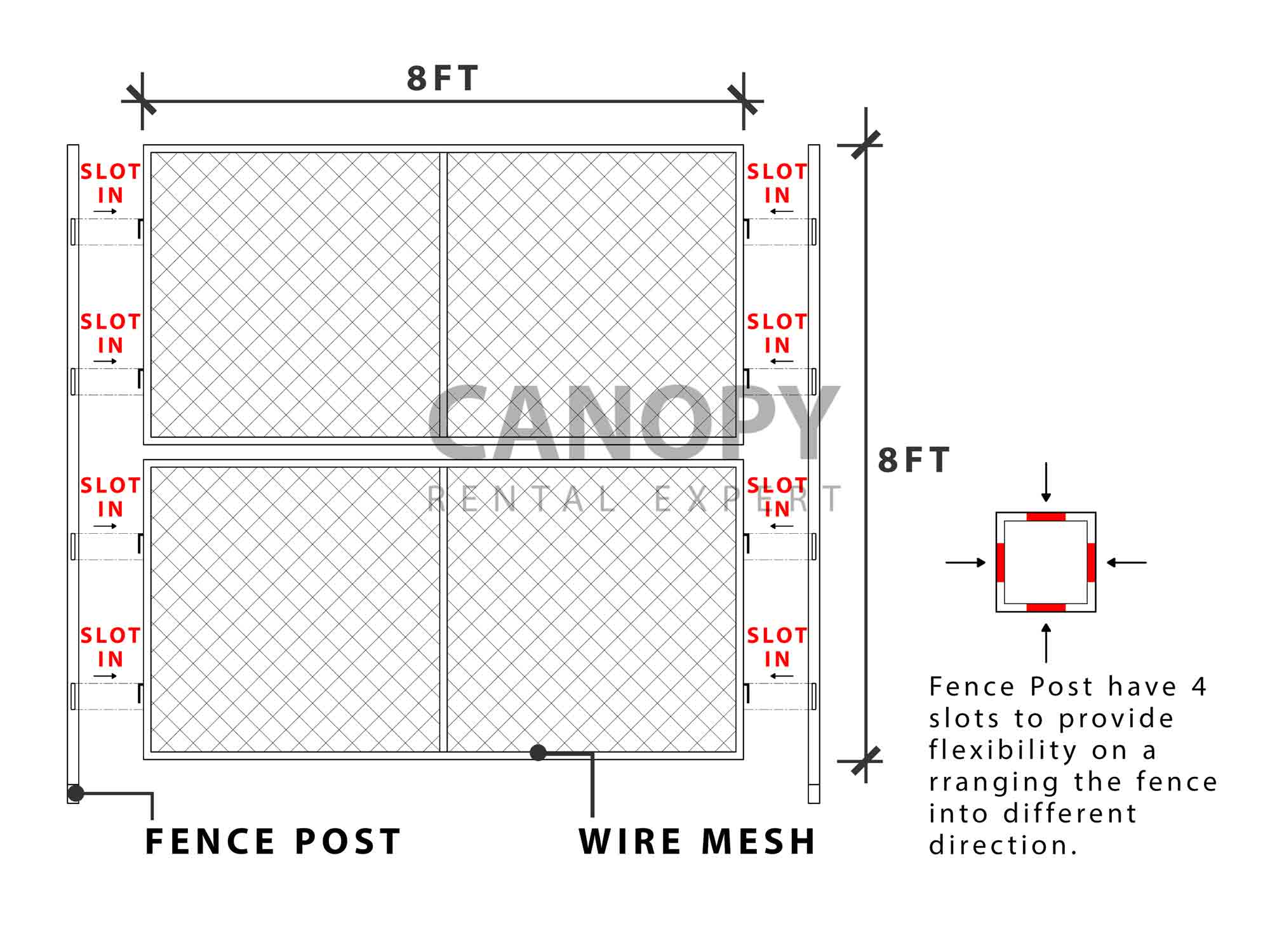 Chain Link Fence Rental Malaysia | Metal Fence Panel KL Penang